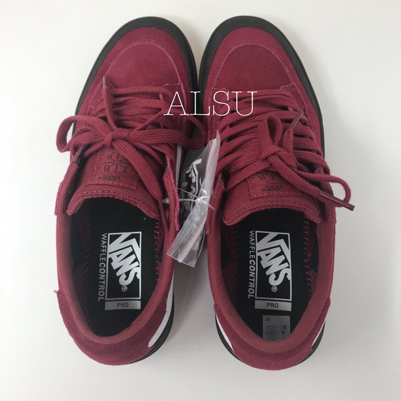 Vans | Shoes | Vans Old Skool Pro Maroon Black W Authentic | Poshmark